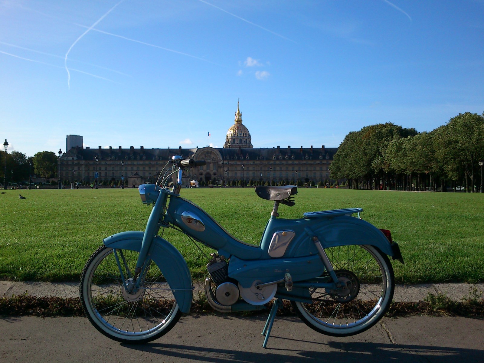 Balade en Mobylette Bleue à Paris le 06-09-2015 « Retro-Passion.fr