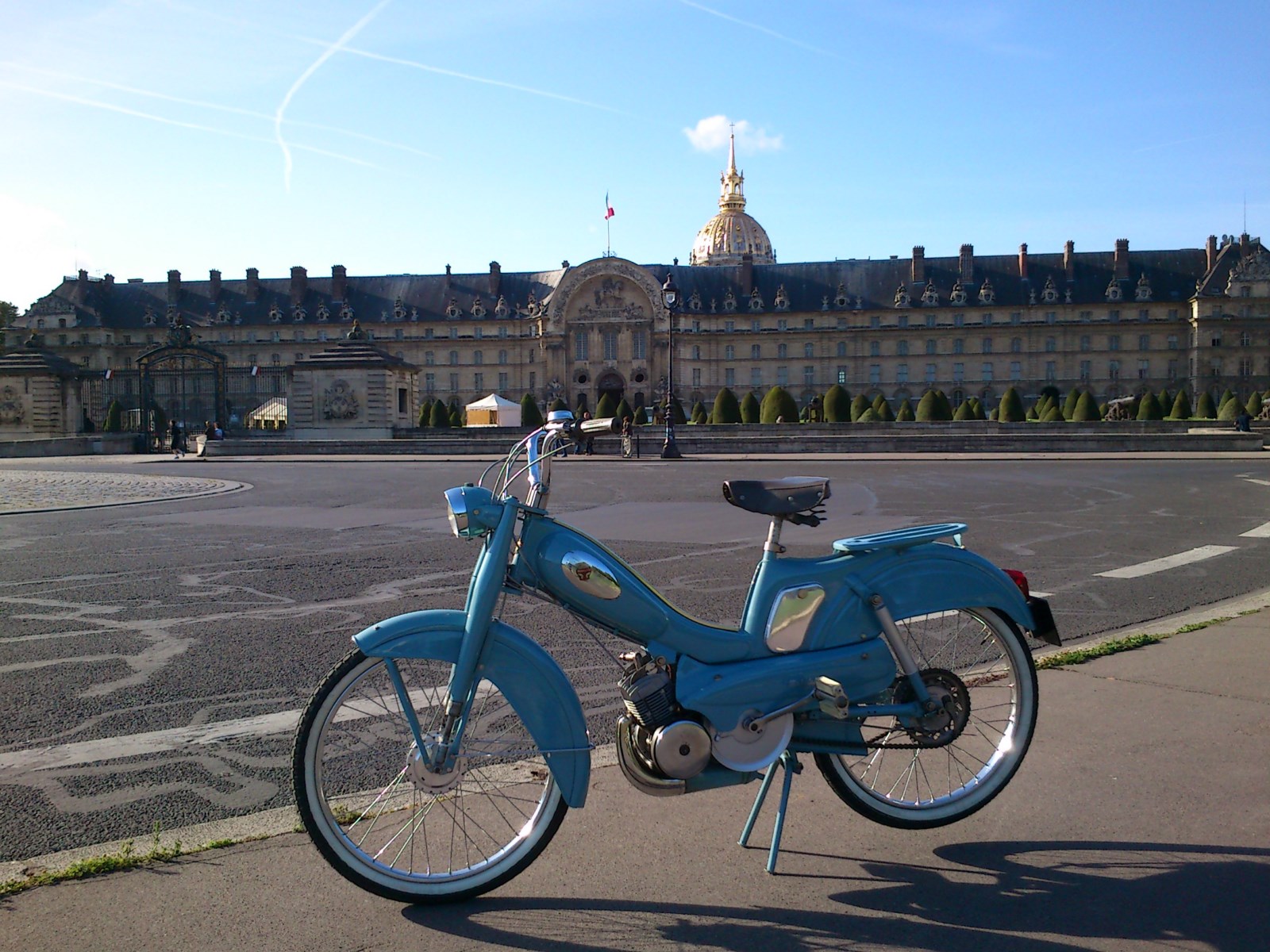 Balade en Mobylette Bleue à Paris le 06-09-2015 « Retro-Passion.fr